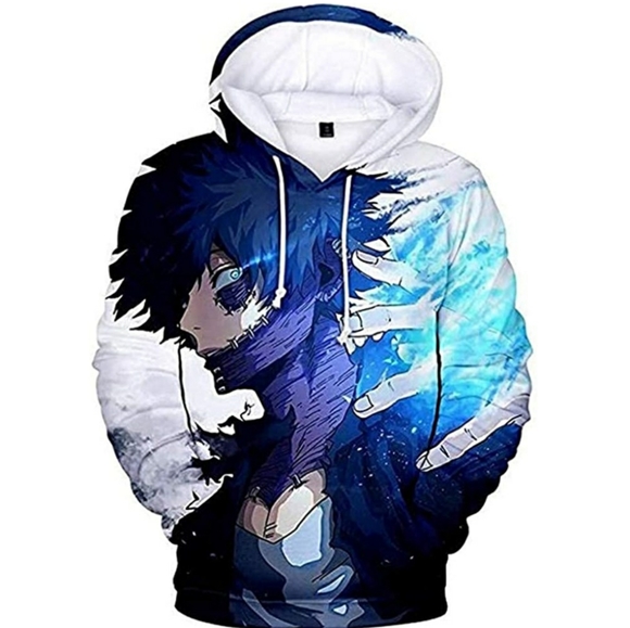 Shirts | Anime Sweatshirt Dabi My Hero Academia Hoodie 3d Printed ...